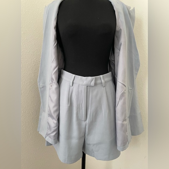 Fore | Jackets & Coats | Nwt Medium Dusty Blue Blazer With Dress Shorts ...